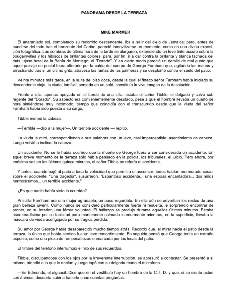 Mike Marmer - Panorama Desde La Terraza | PDF | Amor | Naturaleza
