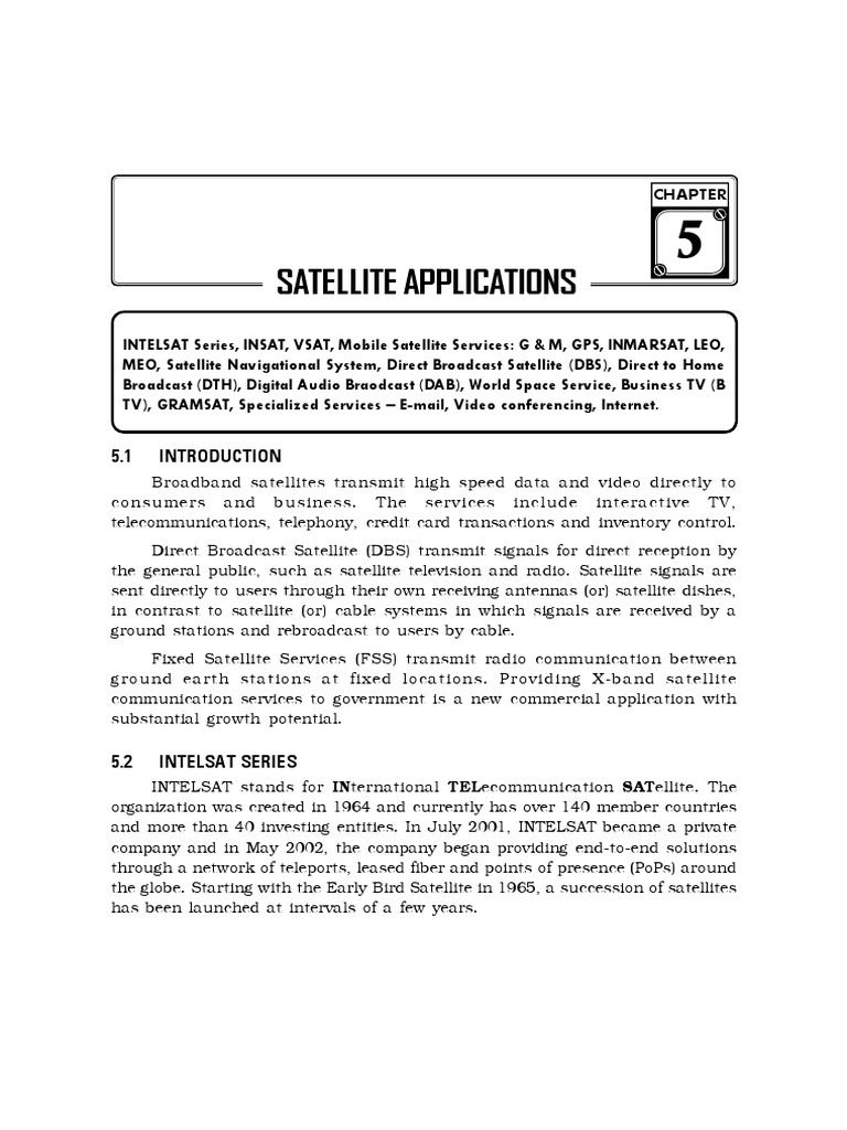 Unit-5 - Satellite Applications (Full Notes) | PDF | Global Positioning ...