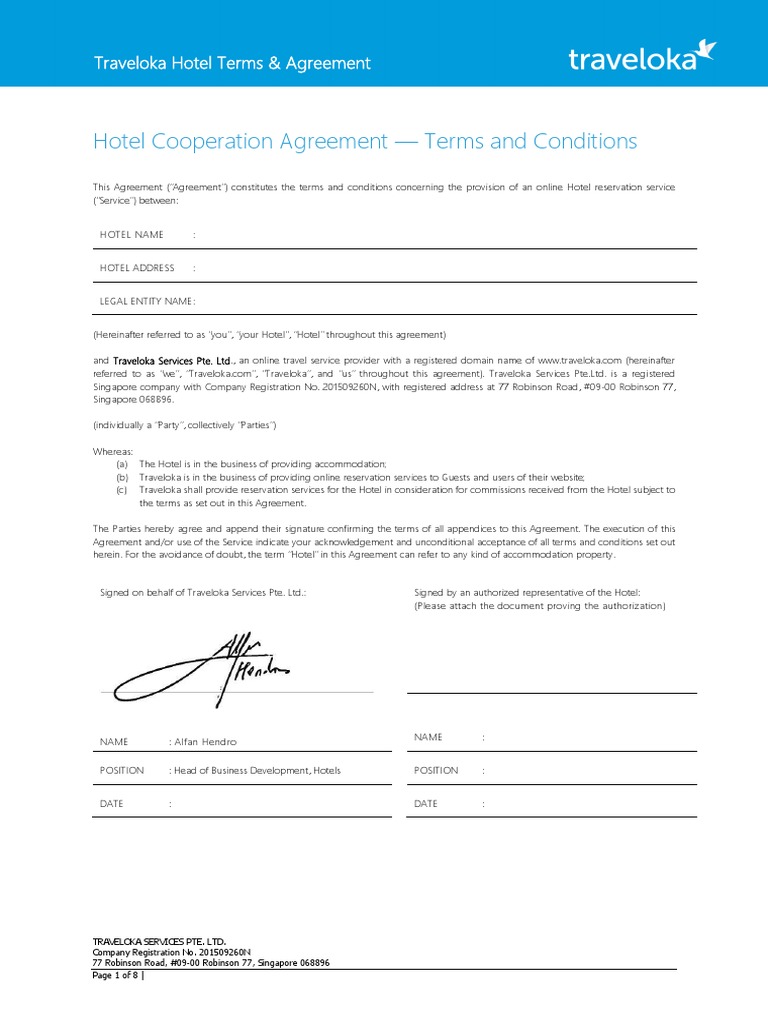 Traveloka Hotel Partnership Agreement | PDF | Indemnity | Damages