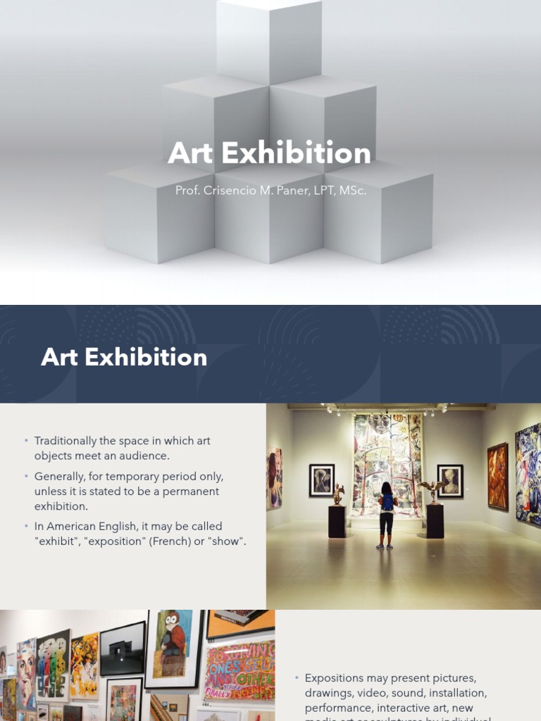 Session 4-Art Exhibition | PDF | Cultural Events | Museum Design