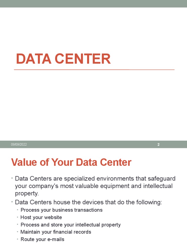Essential Guide to Data Centers | PDF | Data Center | Information ...