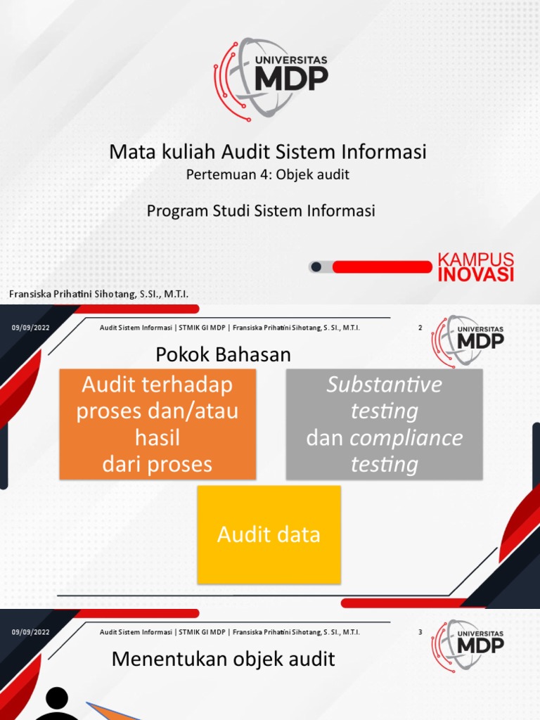 Pertemuan 4 Objek Audit | PDF