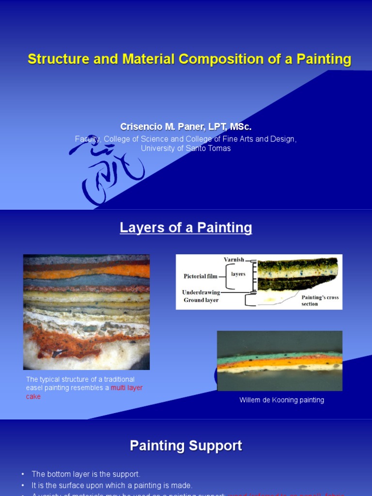 PANER,CM_Structure and Material Composition of a Painting | PDF ...