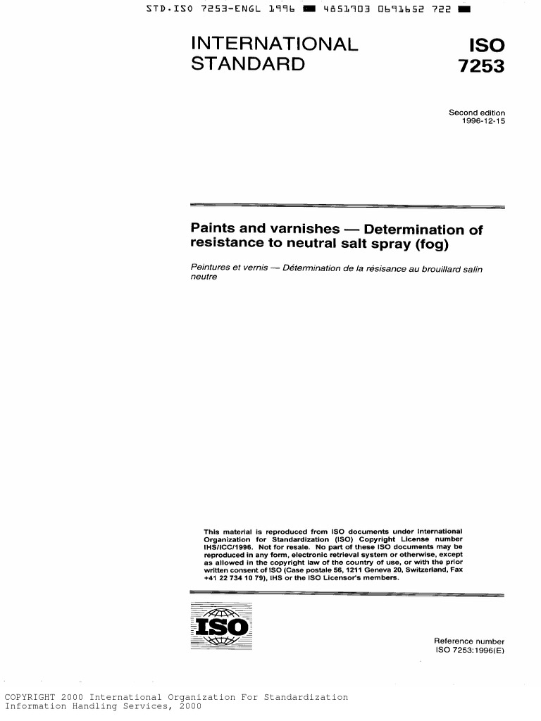 Iso 7253 | PDF