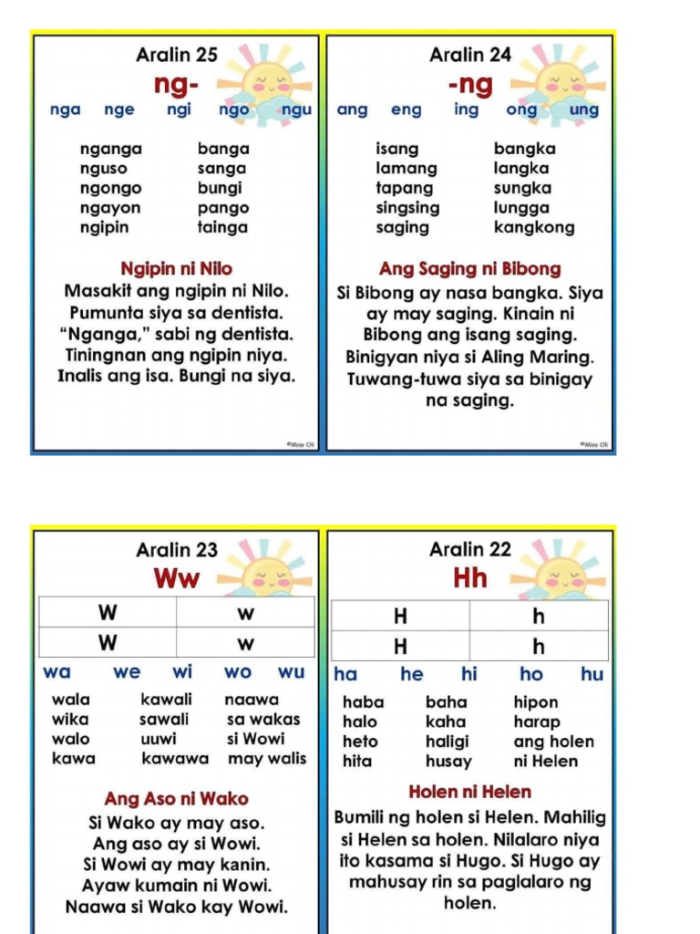 Reading Materials in Filipino | PDF