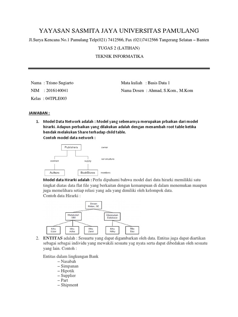 Tugas 2 Basis Data 1 | PDF