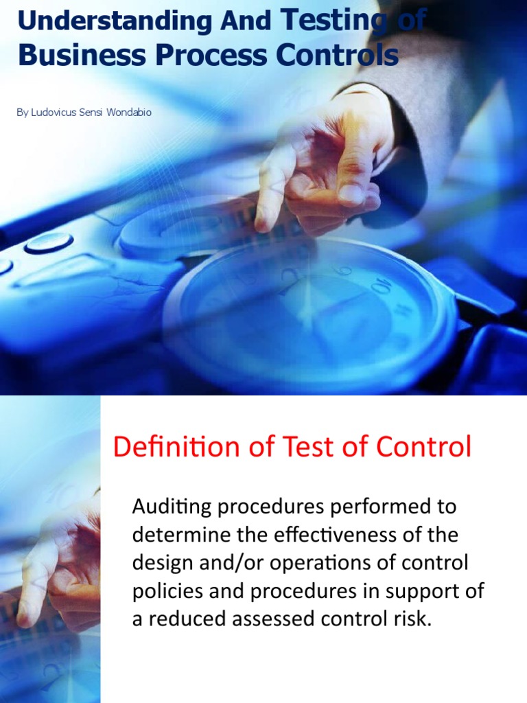 Materi Test of Control | Download Free PDF | Financial Audit | Internal ...