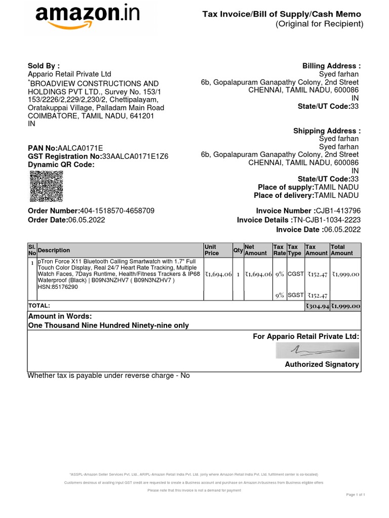 Invoice | PDF | Invoice | Value Added Tax