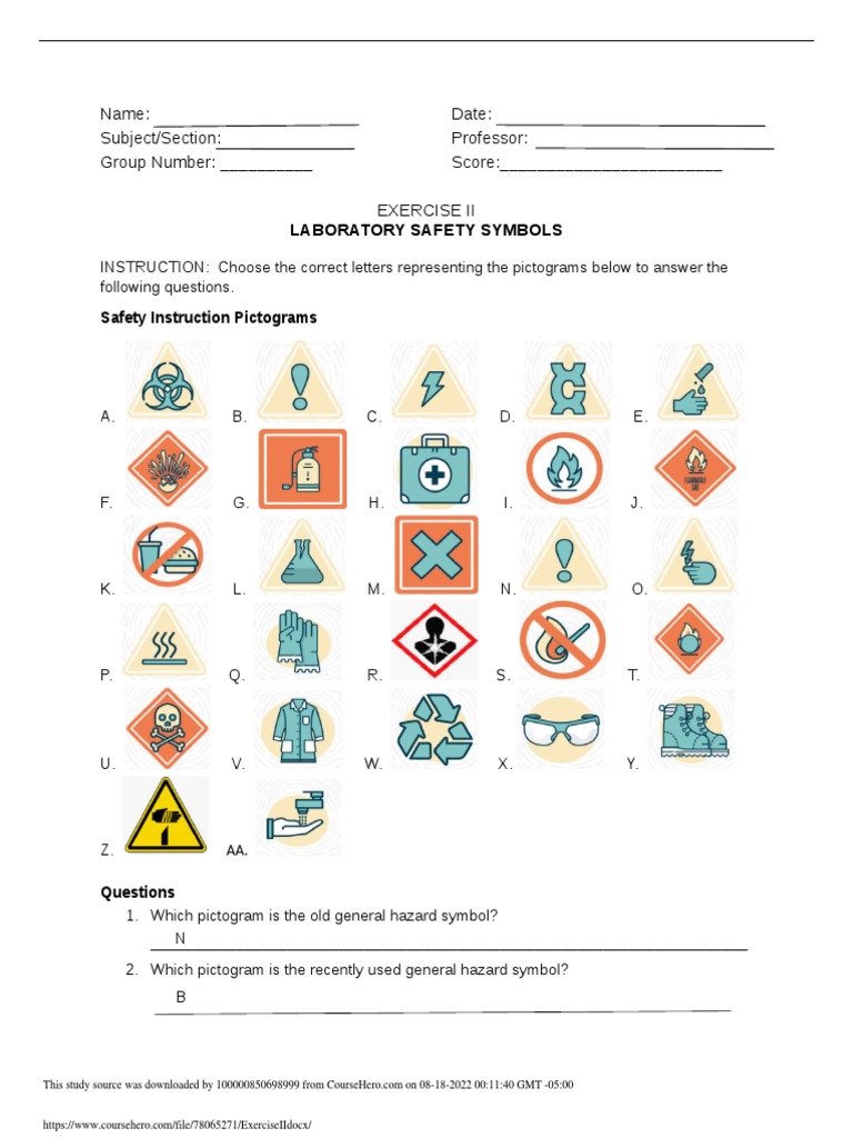 Exercise II | PDF | Safety | Occupational Safety And Health Exercise II | PDF | Safety | Occupational Safety And Health
