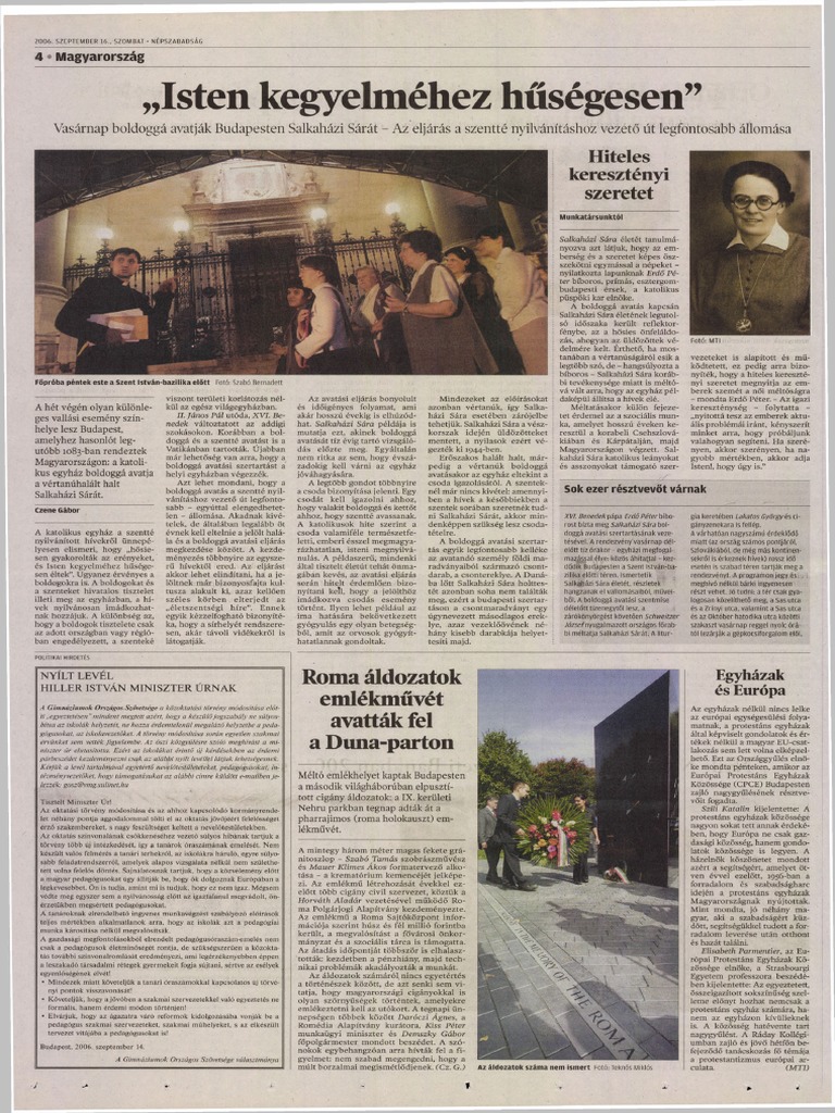 Isten Kegyelméhez Hűségesen | PDF