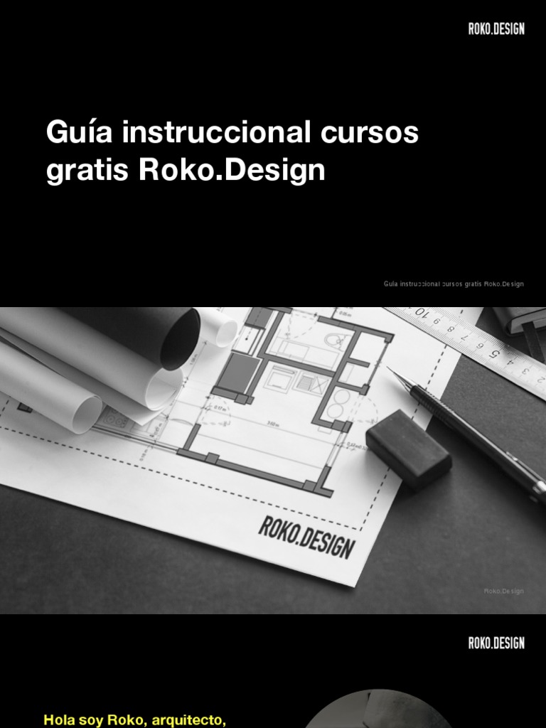 Guía de Cursos Gratis Roko Design | Descargar gratis PDF | Arquitecto | Youtube