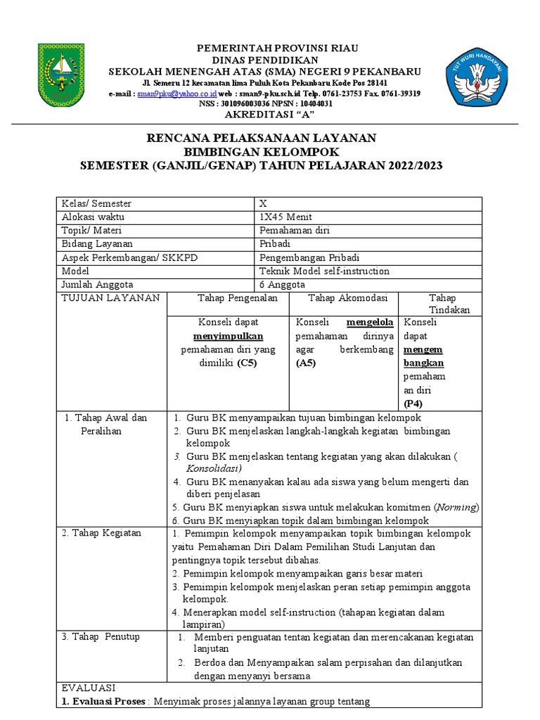 RPL BIMBINGAN KELOMPOK | PDF