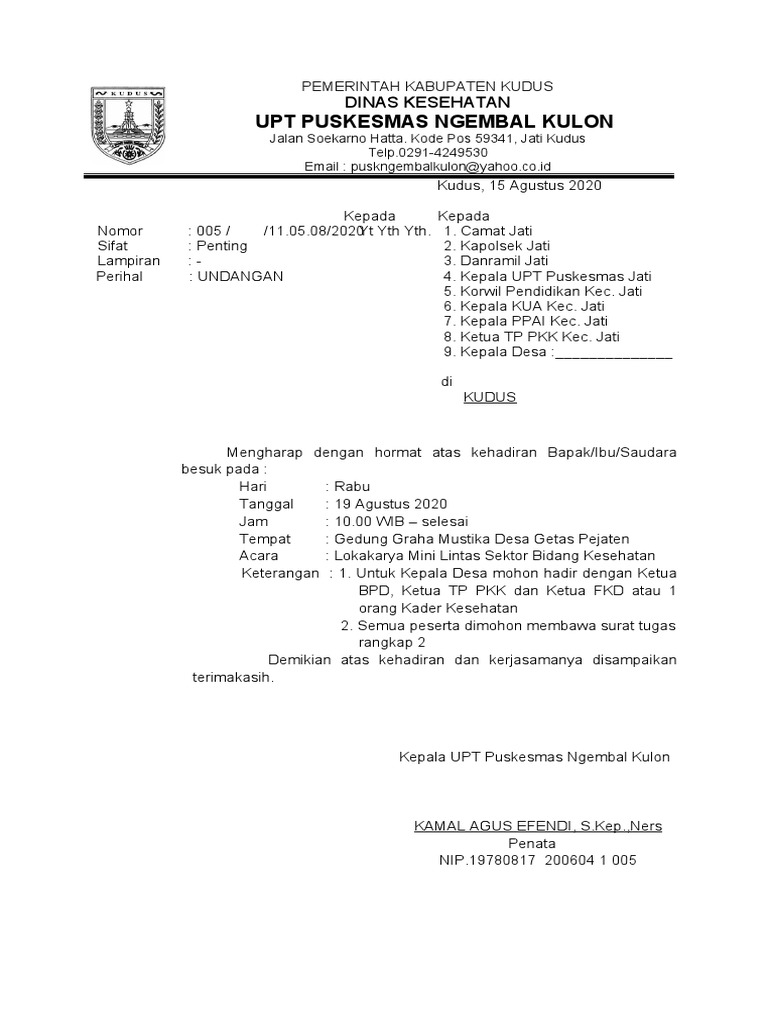 Contoh Undangan | PDF