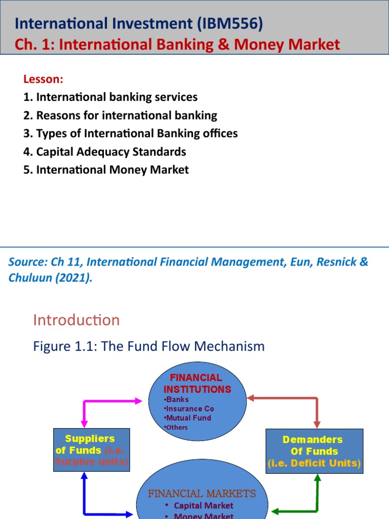 Chapter 1 - International Banking & Money Market | PDF | Banks ...