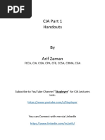 CIA - Part 1 - Unit 1 - Session 1-2 | PDF | Internal Audit | Audit