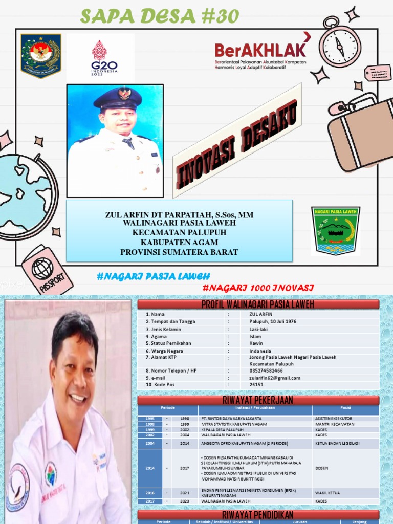 Profil Walinagari Pasia Laweh | PDF