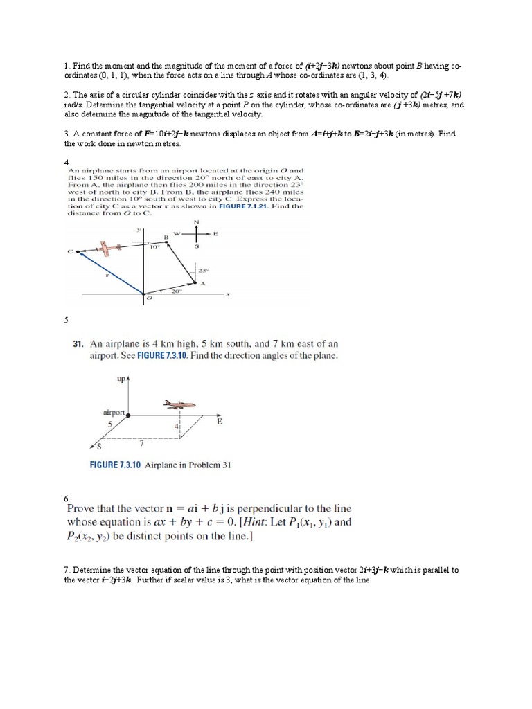 Vector Calculations and Equations | PDF | Teaching Methods & Materials | Technology & Engineering