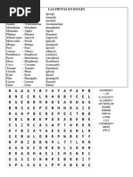 Nombres de Las Frutas en Espanol Imprimible | PDF