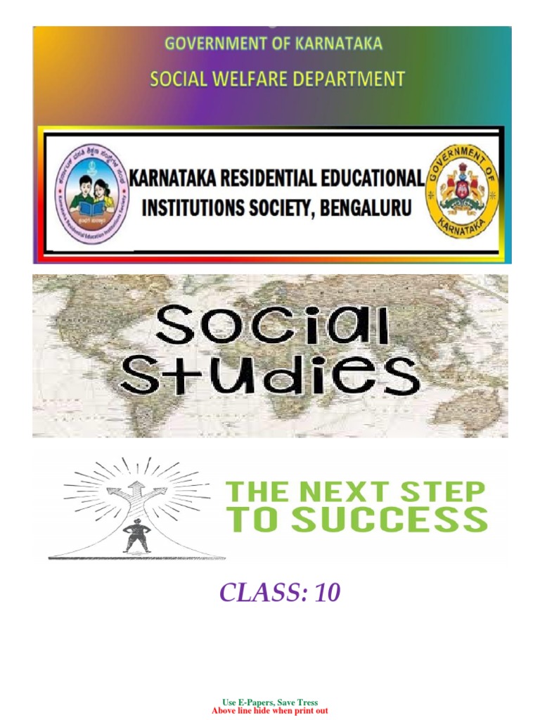 10th STD Social Science Scoring Package Eng Version 2022 by Kreis ...