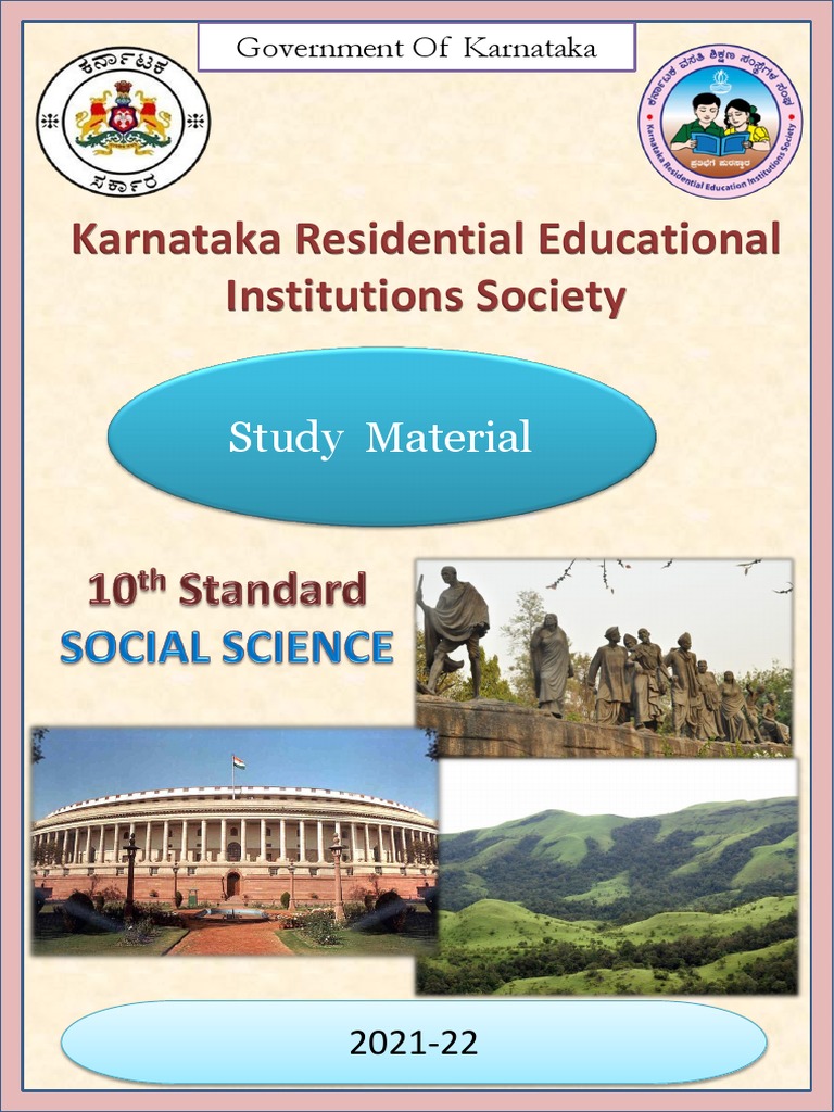 Social Science SSLC Study Material 2021-22 | PDF | Indian Rebellion Of ...