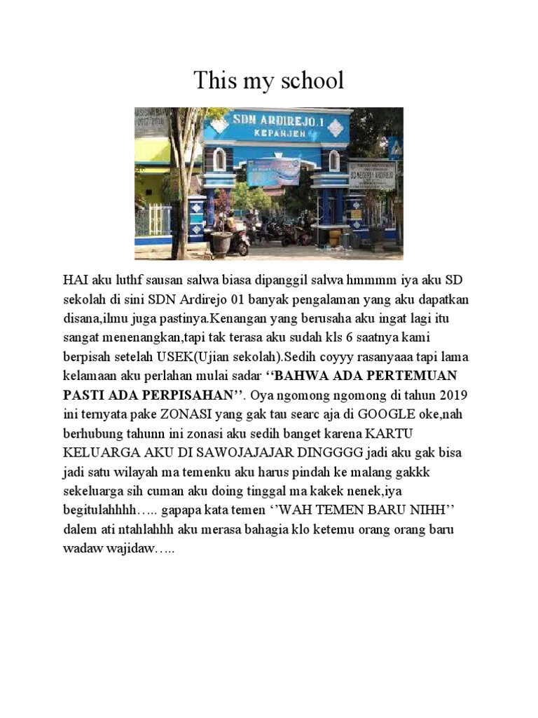 This My School | PDF