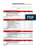 Daily Pre-Work Checklist | PDF | Occupational Safety And Health | Safety