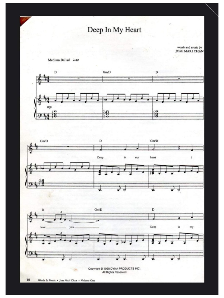 Deep in My Heart | PDF