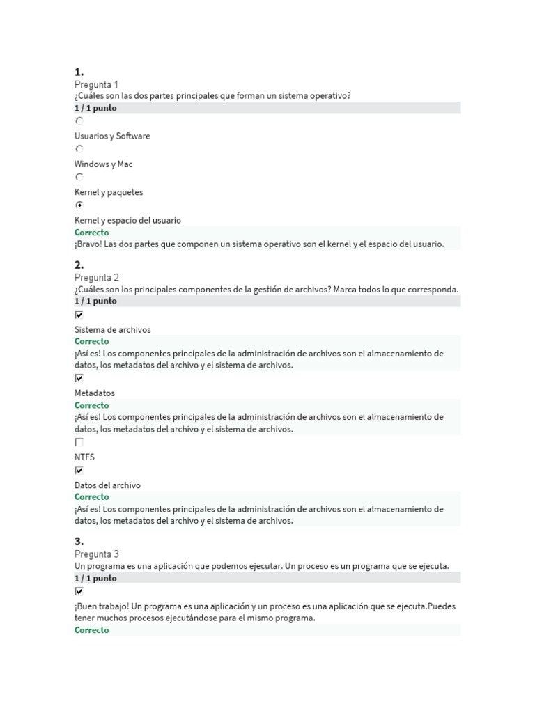 Que Es Un Sistema Operativo Quiz | PDF | Archivo de computadora | Programación
