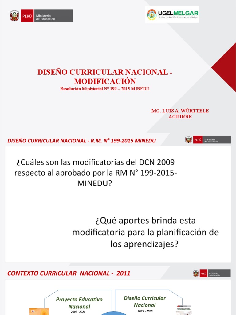 Del DCN Al CNEB - Enfoque Por Competencia | PDF | Aprendizaje | Plan de estudios