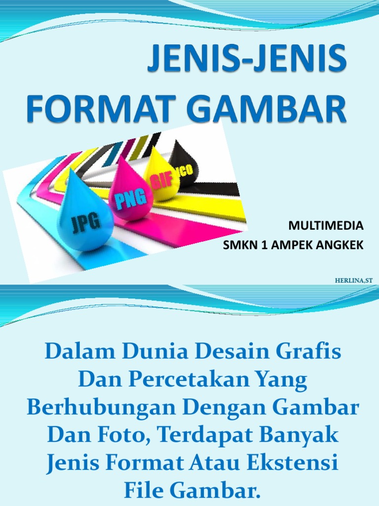 Jenis-Jenis Format Gambar | PDF