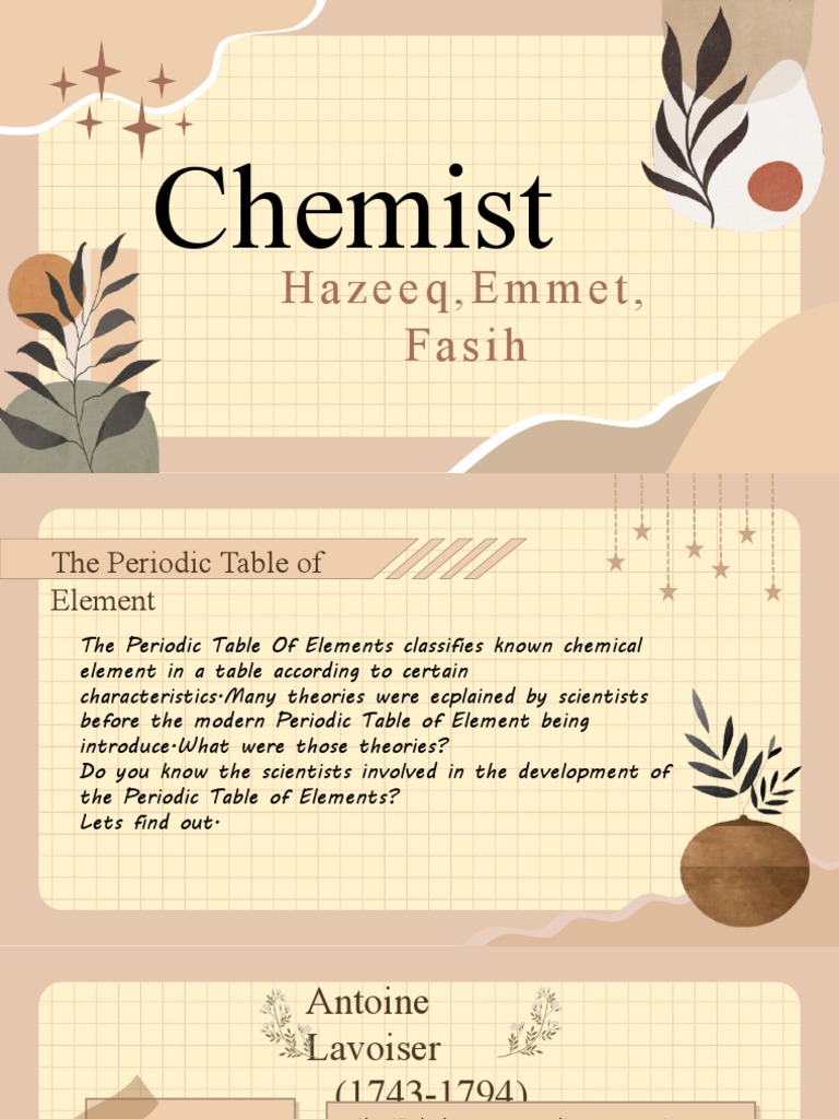 4.1 Emmet | PDF | Chemical Elements | Periodic Table