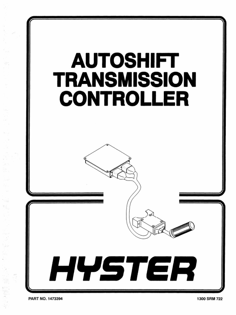 Autoshift Transmission Controller Part No. 1473394 | PDF