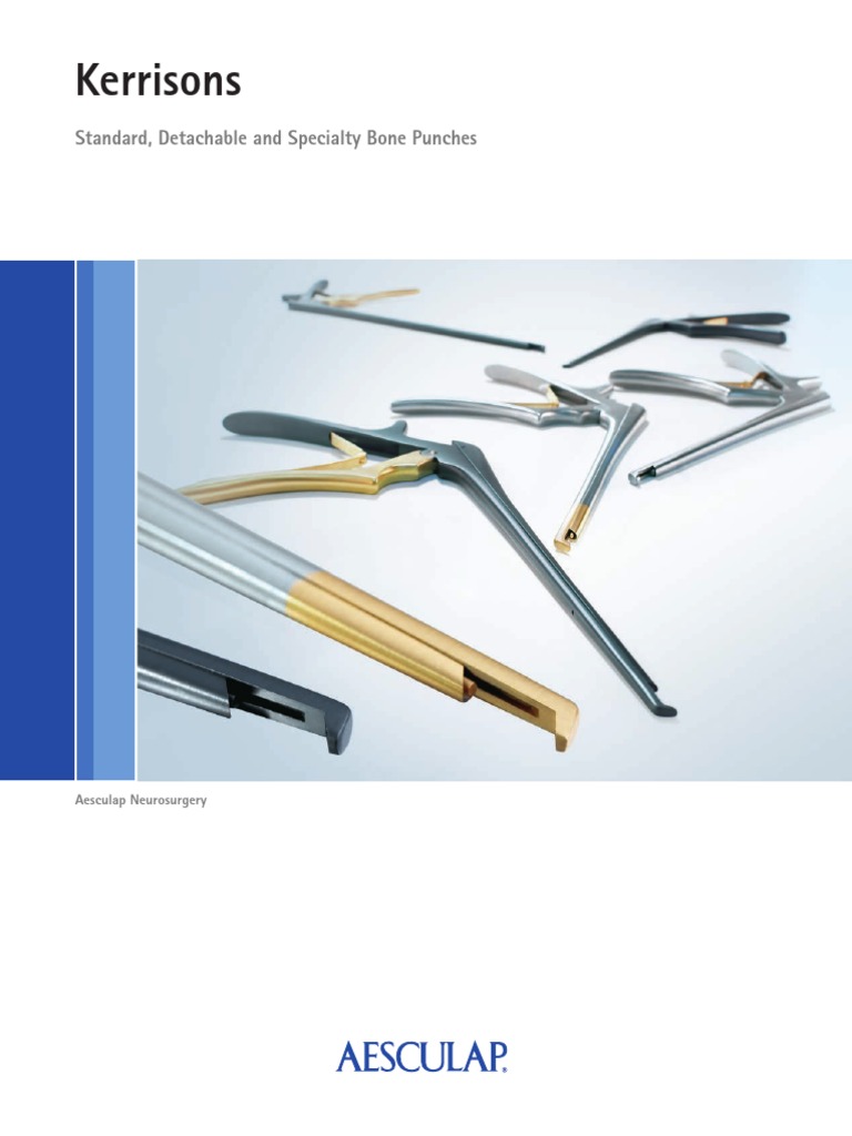 DOC400 RevE Kerrison Standard Detachable Bone Punches Brochure | PDF ...