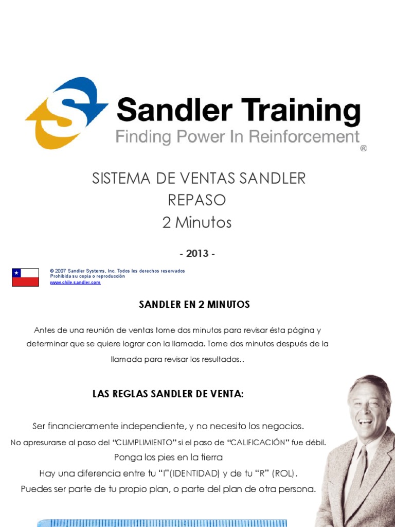 Sandler en 2 Minutos | PDF