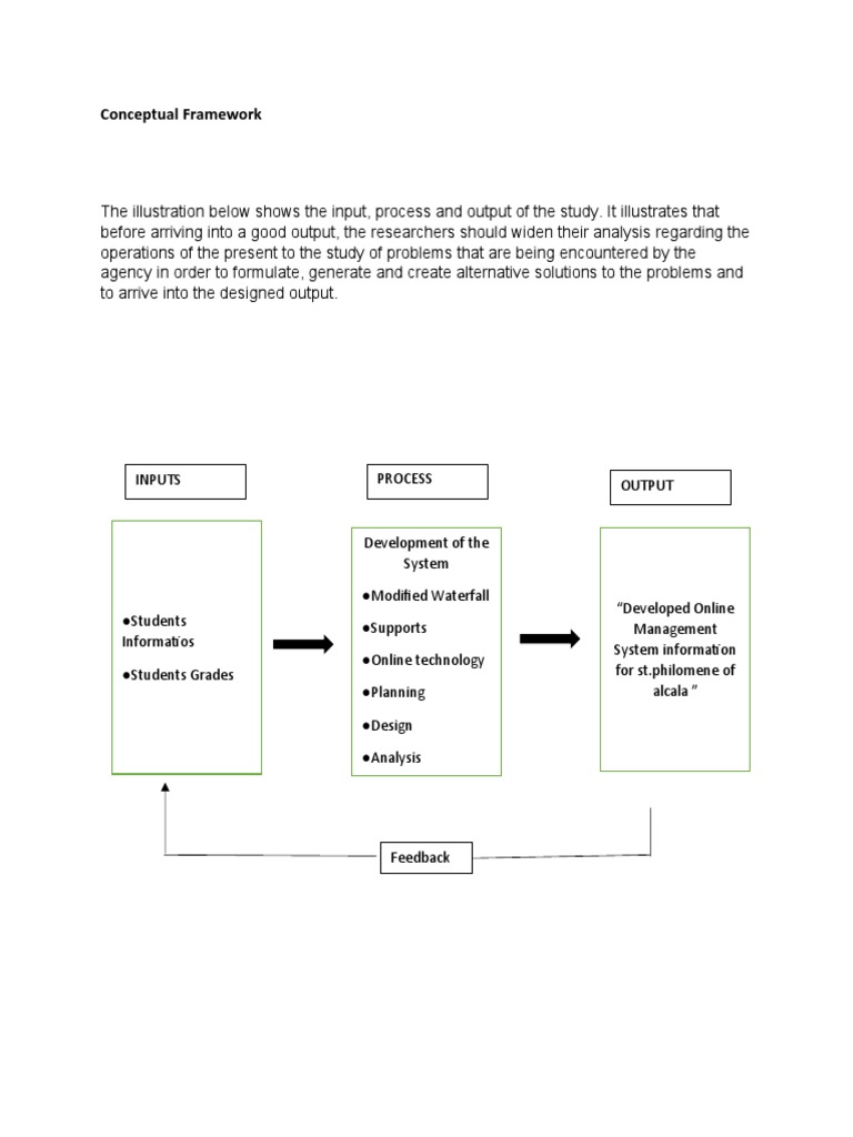 Conceptual Framework Pdf Computers