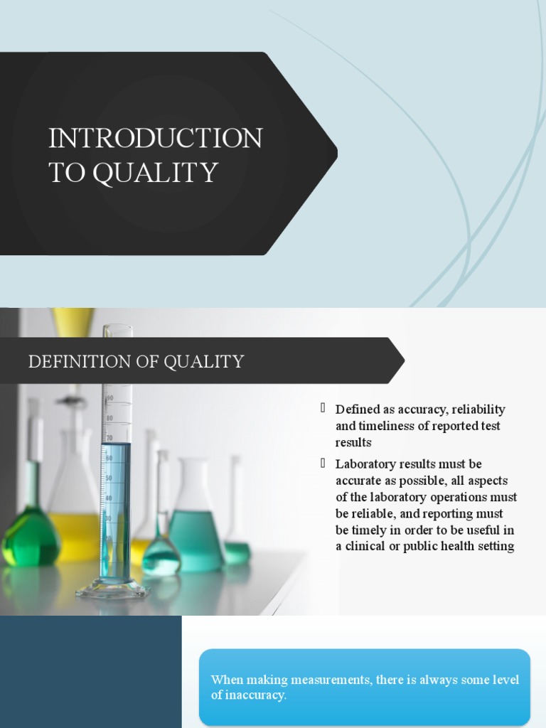 01 Introduction To Quality | PDF