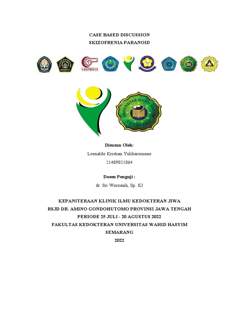 Case Based Discussion Skizofrenia | PDF