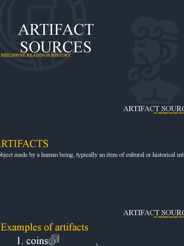 Artifact Sources | PDF | Artifact (Archaeology) | Philippines