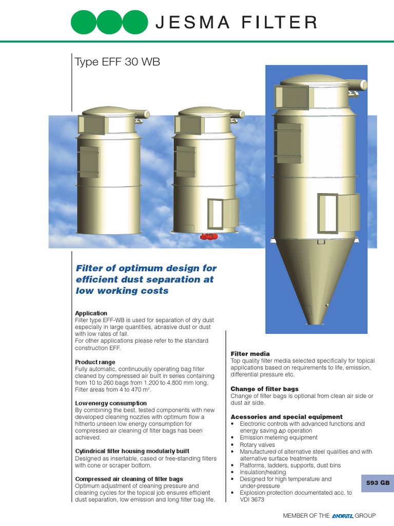 Efficient EFF-WB Dust Filter System | PDF | Dust | Building Insulation