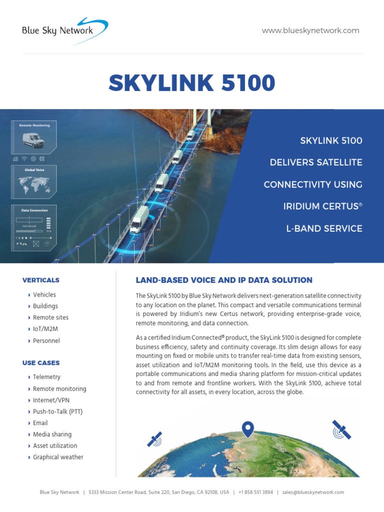 Datasheet Skylink 5100 | PDF | Internet Of Things | Computer Networking