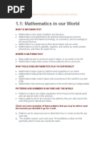 MMW Reviewer | PDF | Set (Mathematics) | Deductive Reasoning