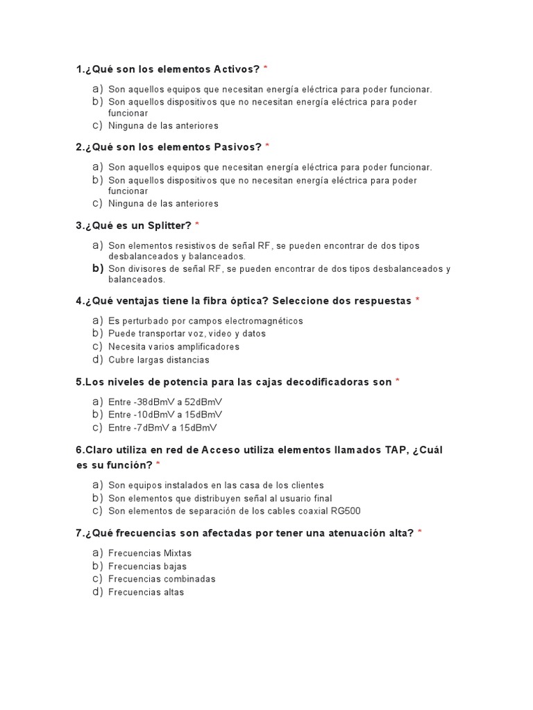 Practica HFC | PDF | Cable coaxial | Ingeniería en telecomunicaciones