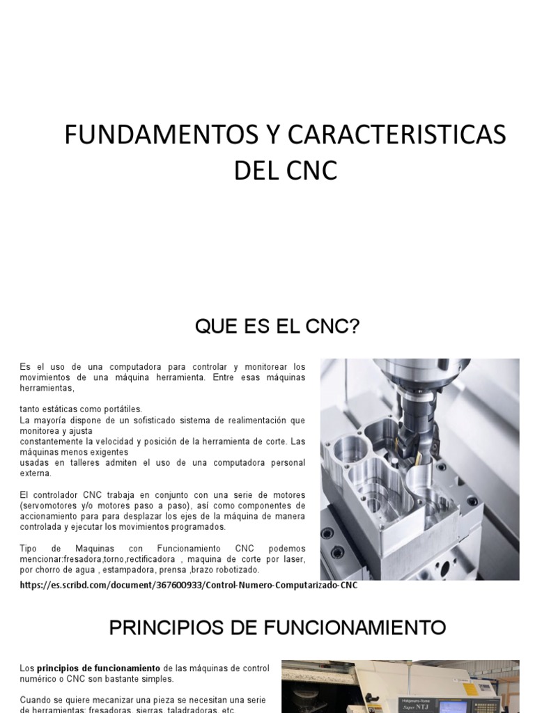 Presentación 1 | PDF | Control numerico | Sector secundario de la economía