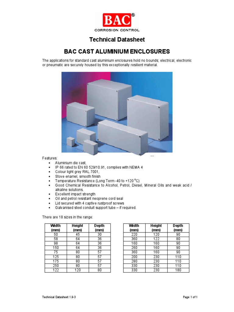 1.9-3 Al Test Box | PDF