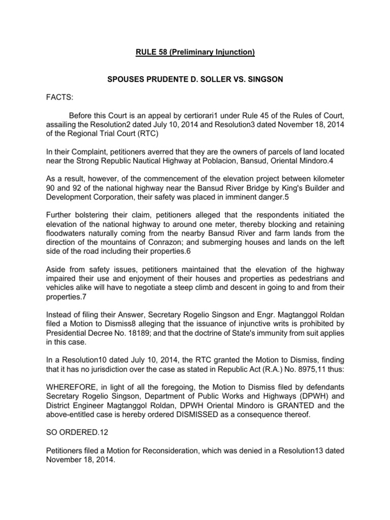 Specpro Cases | PDF | Injunction | Lawsuit