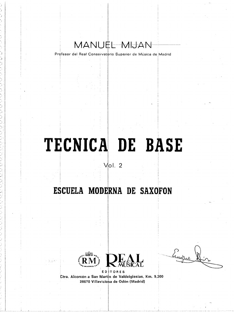 Tecnica Base II (M. Miján) | PDF