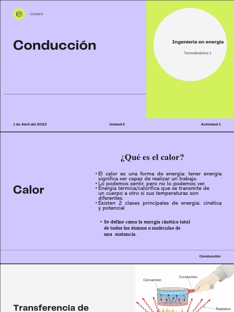 Transferencia de Calor Por Conducción | PDF | Conduccion termica | Calor