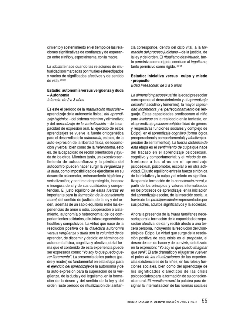 Redalyc - El Desarrollo Psicosocial de Eric Erikson. El Diagrama ...