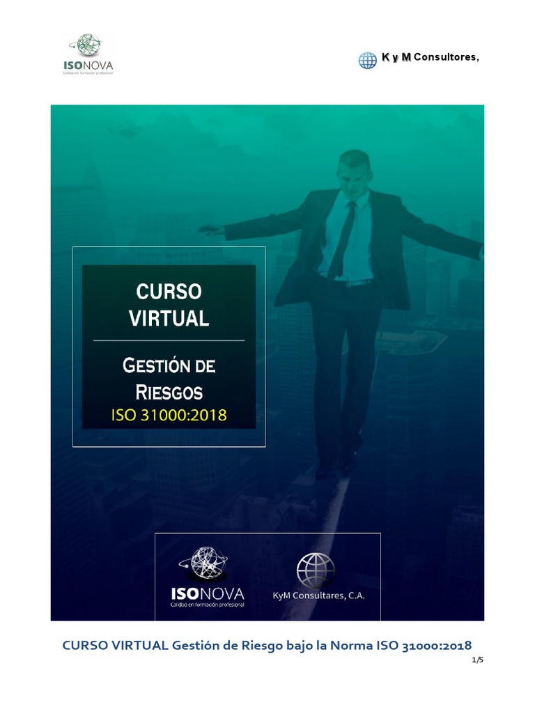 Gestión de Riesgo Bajo La Norma ISO 31000 Rev1 | PDF | Evaluación | Conferencia web