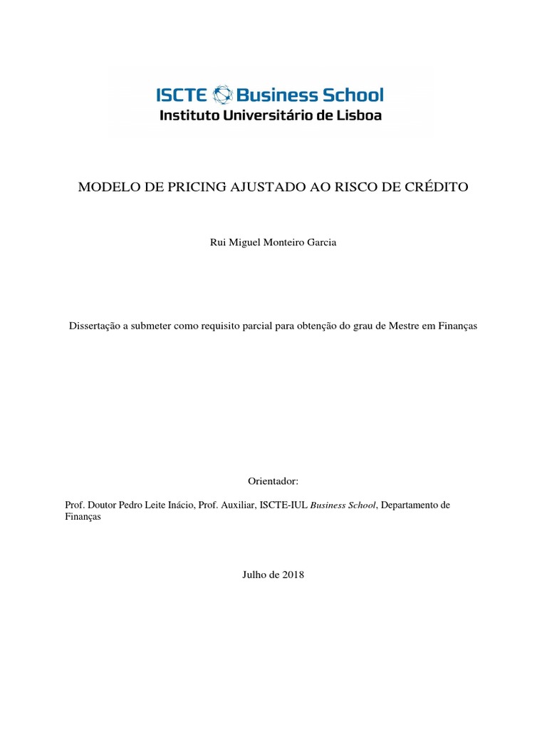 Exercício PD LGD EAD | PDF | Risco | Classificação de crédito